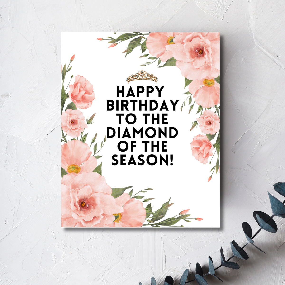 Diamond of the Season Birthday Card, Bridgerton Inspired, Regency Era ...